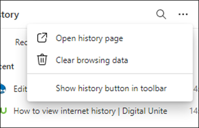How to view internet history | Digital Unite
